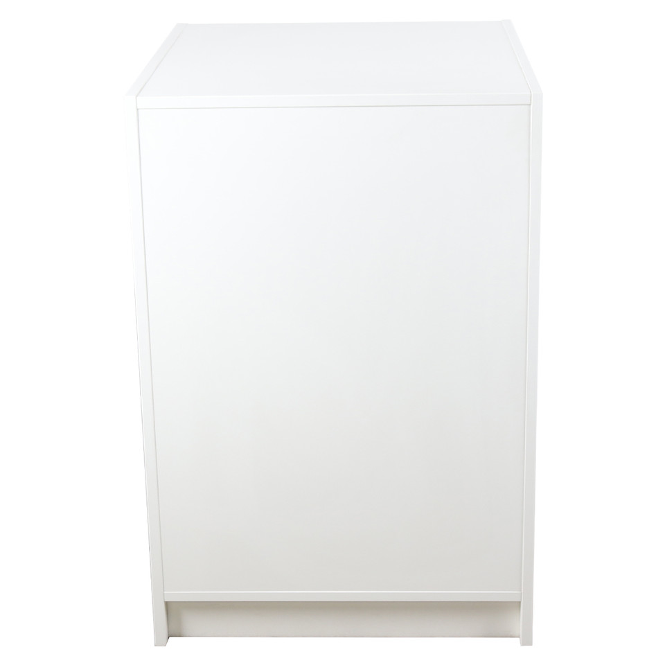 Solido White Till Unit with Lockable Cupboard and Shelf - Solido Range ...