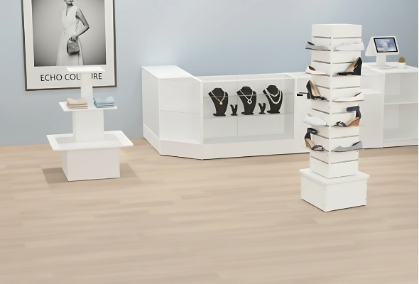Display Furniture for Retail Stores, Shops and Exhibitions.