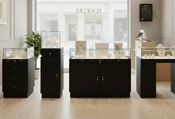 Halo Glass Display Showcases | Elegant LED-Lit Museum & Retail Display ...