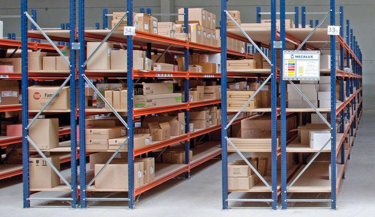 Industrial Shelving for maximum space and storage - Shopfitting Warehouse