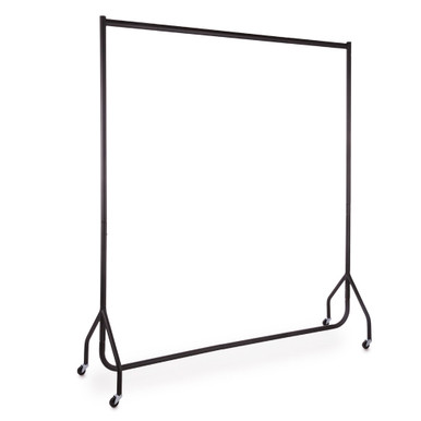 Tall Black Heavy-Duty Clothes Rail - Choice of 3 ft to 6 ft widths