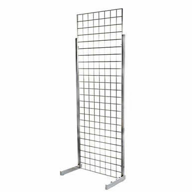 6ft Gridwall Mesh Heavy-Duty Single Sided Stand - H1900 x W660 x D360mm