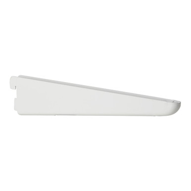 White Twin Slot U-Bracket - 32mm Pitch - Choice of various lengths