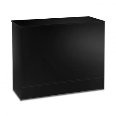 Black Shop Counter with Adjustable shelves - Silhouette Range - H965 x ...