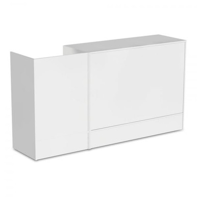 White Shop Counter and Till Unit Bundle - Silhouette Range