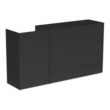 Black Shop Counter and Till Unit Bundle - Silhouette Range