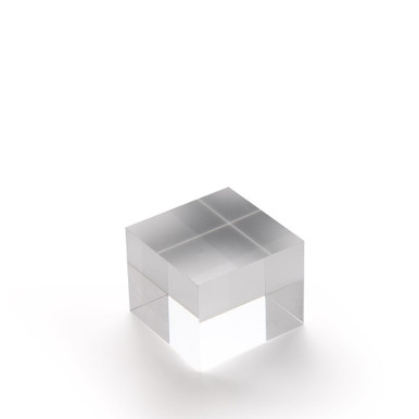 Small Acrylic Solid Display Block - H40 x W50 x D50mm