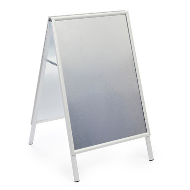 A1 Aluminium Pavement Display Board with Snap Frame - Silver