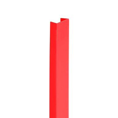 Red End Cap for Slatwall Panels - Length 2400mm