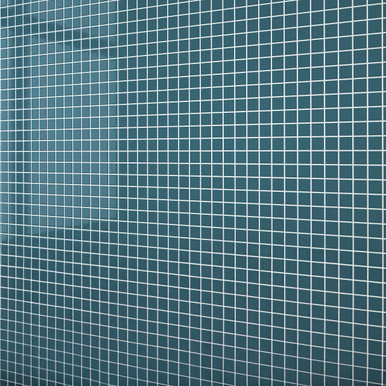 Teal Blue Mosaic Wall Panel Tile - Portrait panels - PVC