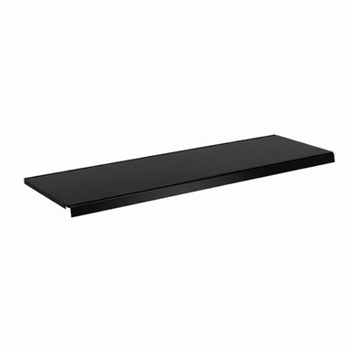 Black Shelf without Brackets for Retail Shelving Units - W1000mm ...