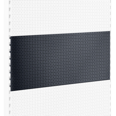 Dark Grey Perforated Back Panel for Retail Shelving Units - H400mm ...