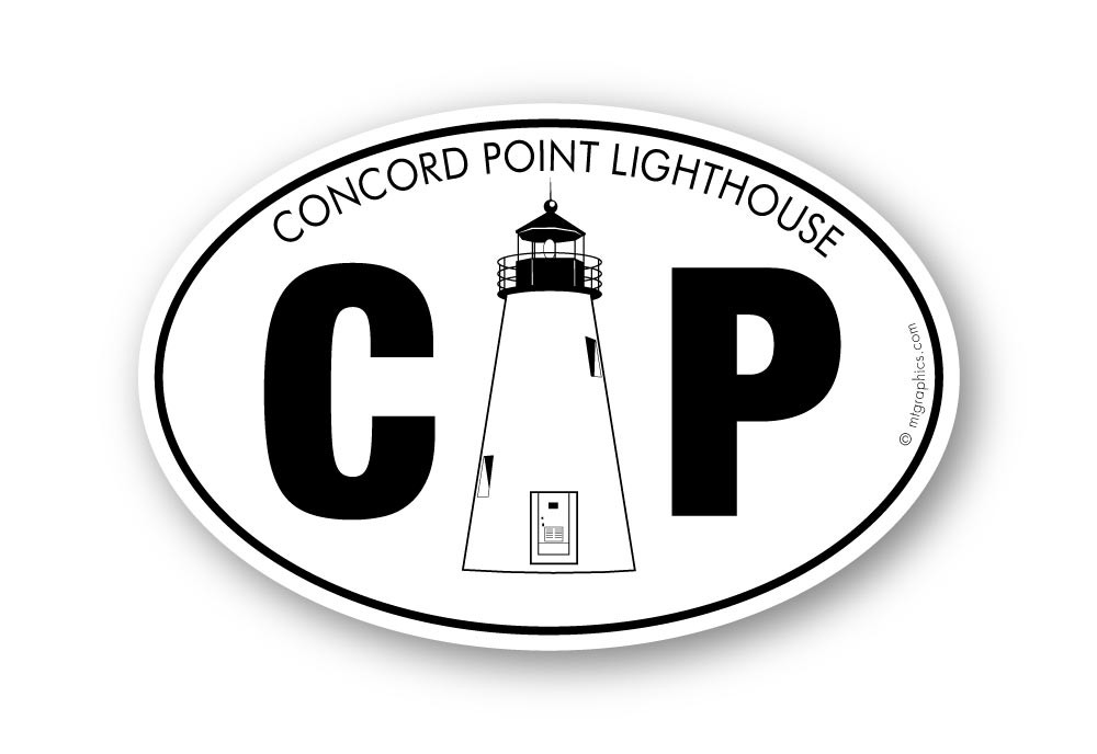 Wholesale Concord Point Lighthouse Sticker - Mountain Graphics