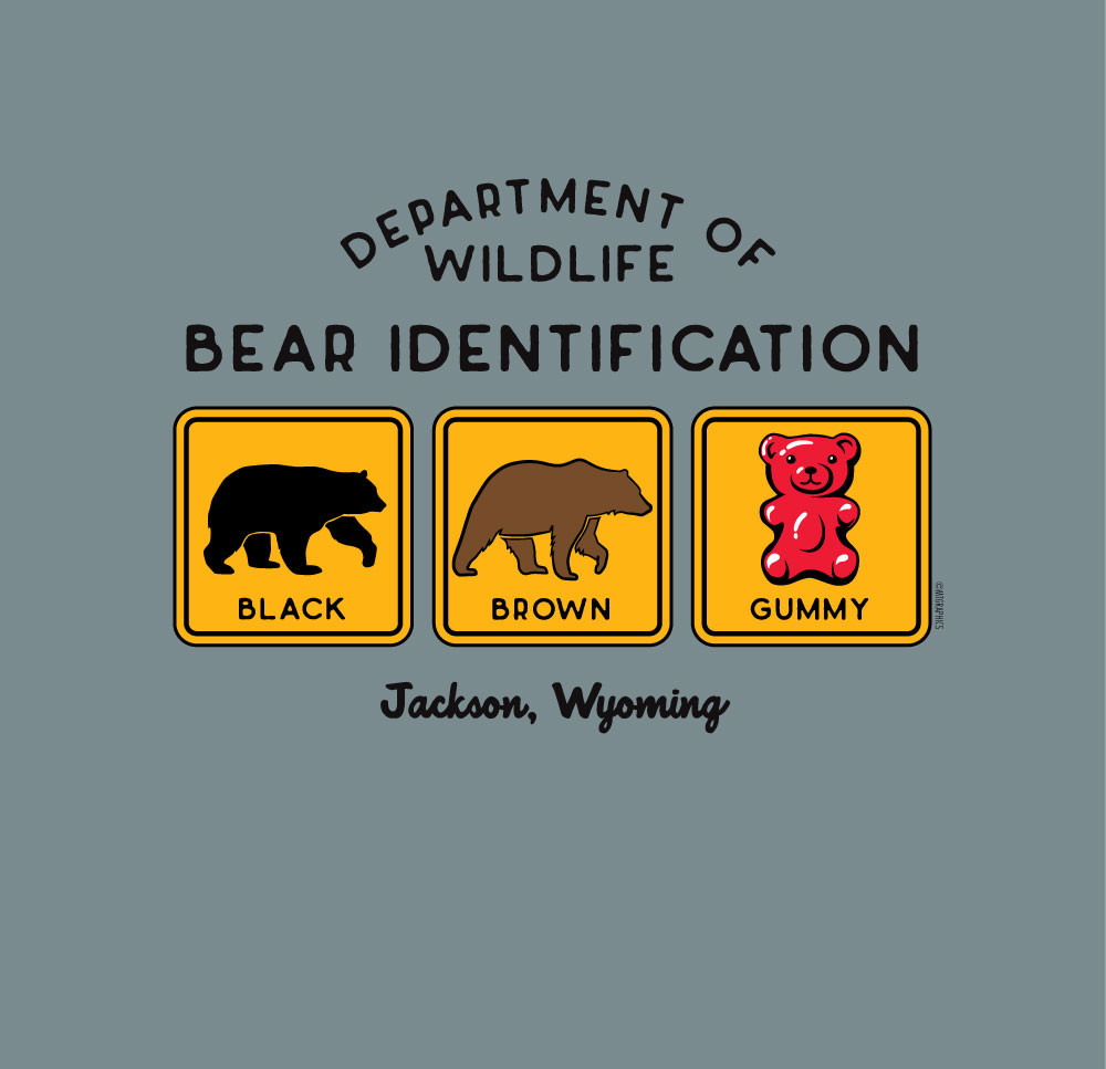Bear ID Tee Shirt - Mountain Graphics