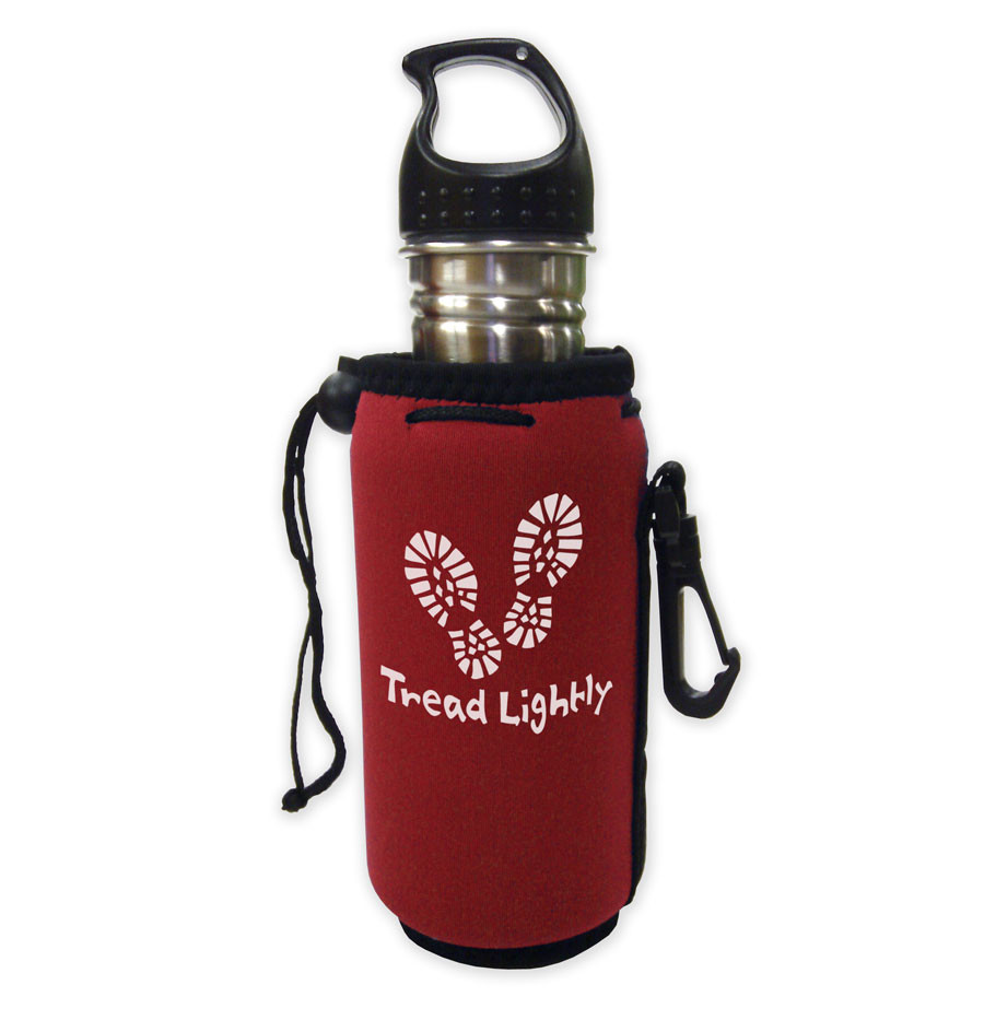 Tread Lightly 16 oz Stainless Steel Water Bottle | Mountain Graphics