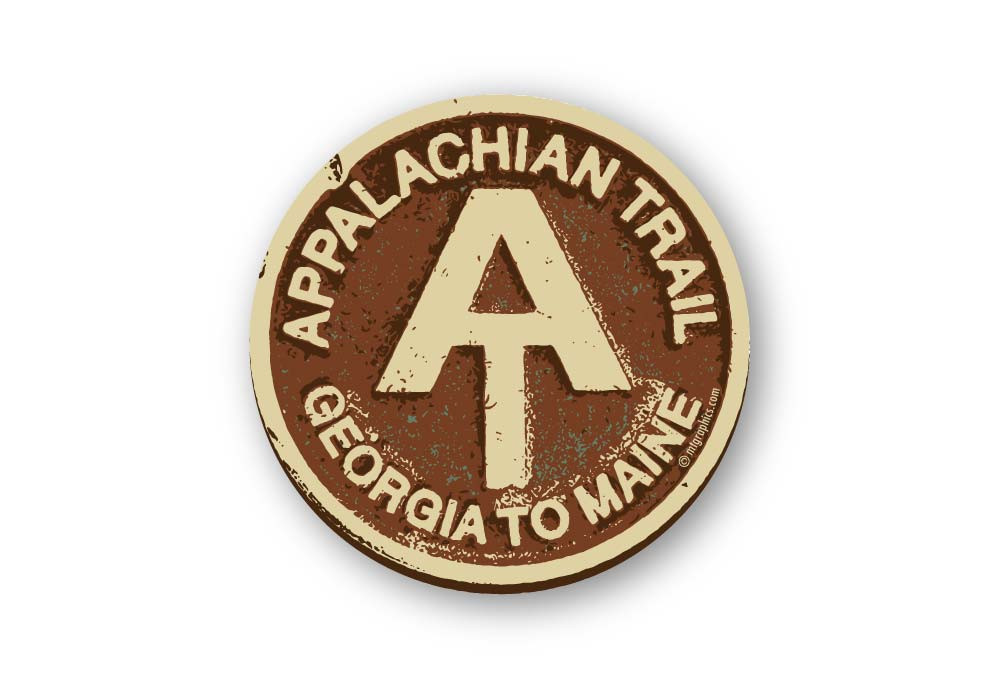 Appalachian Trail Emblem Southbound Sticker | Mountain Graphics | Free ...