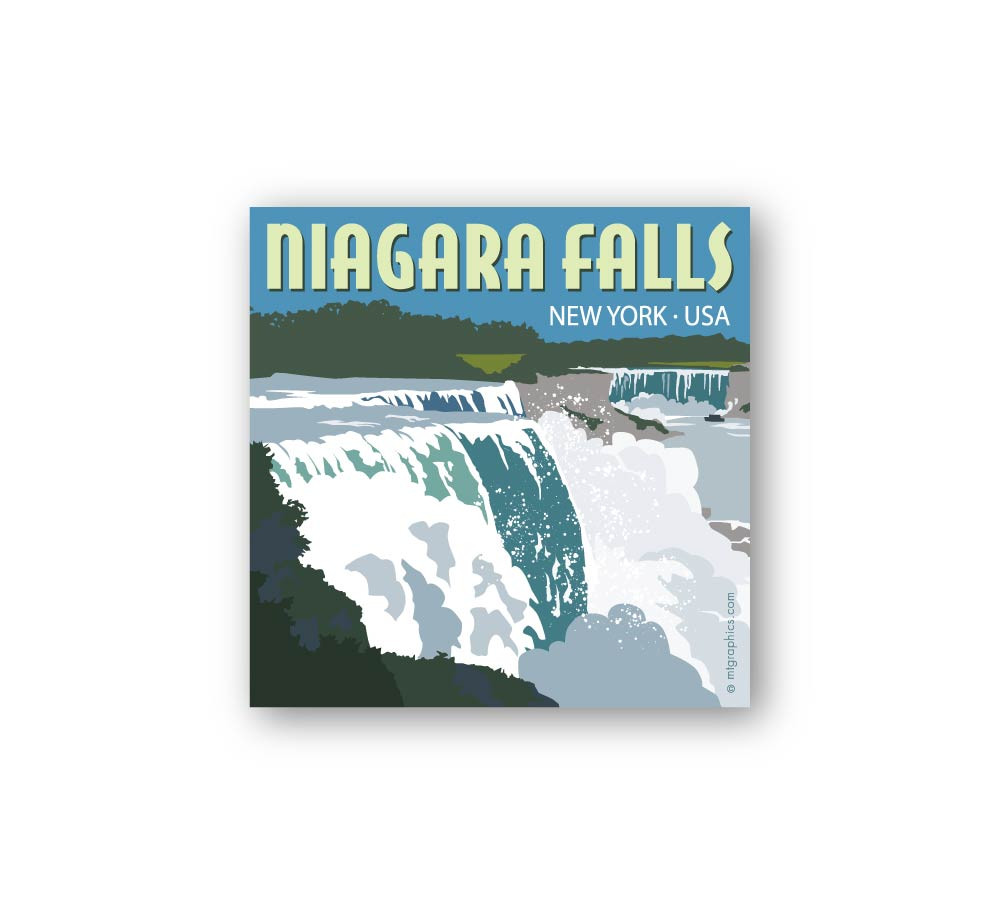 Niagara Falls New York Sticker | Mountain Graphics | Free Shipping