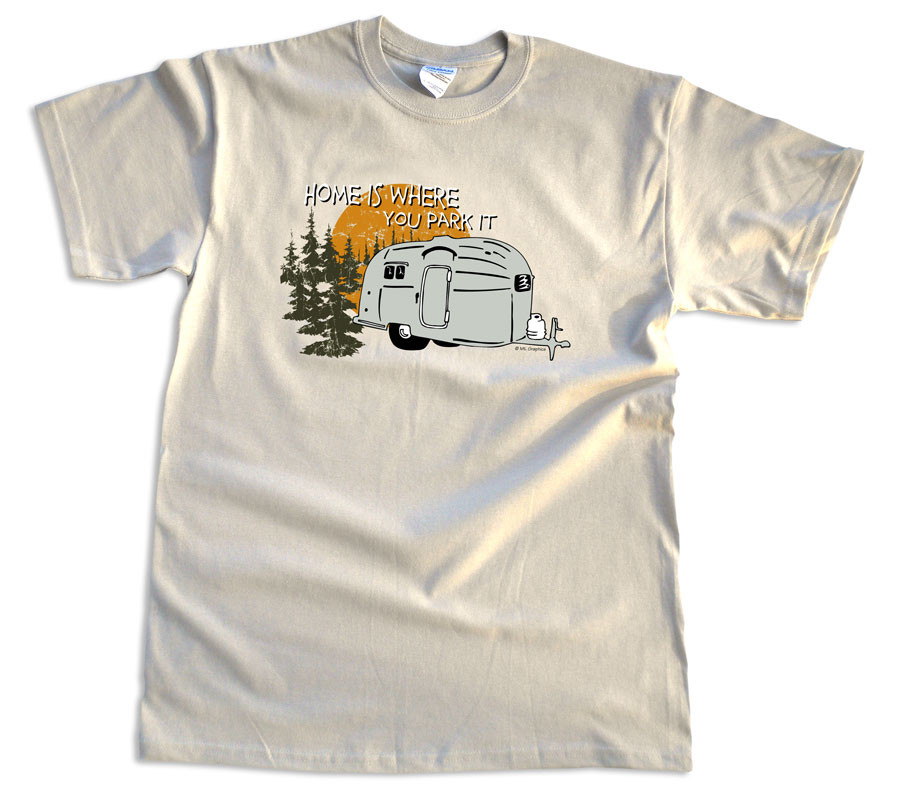 RV There Yet Camping T-Shirt | Mountain Graphics | Free Shipping