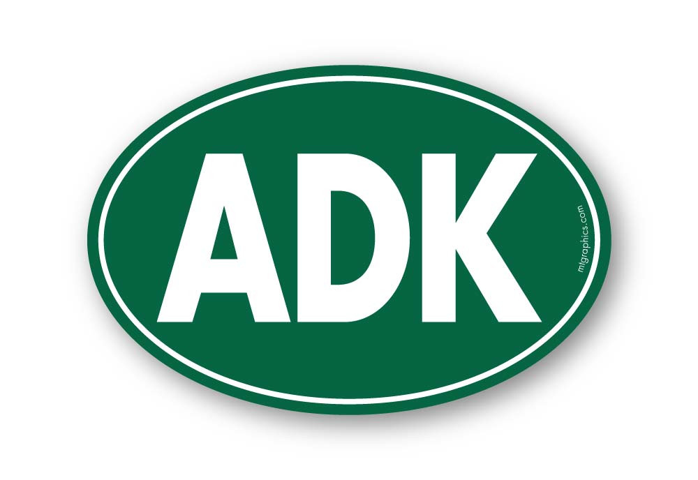 ADK Adirondacks Sticker | Mountain Graphics | Free Shipping on all Stickers