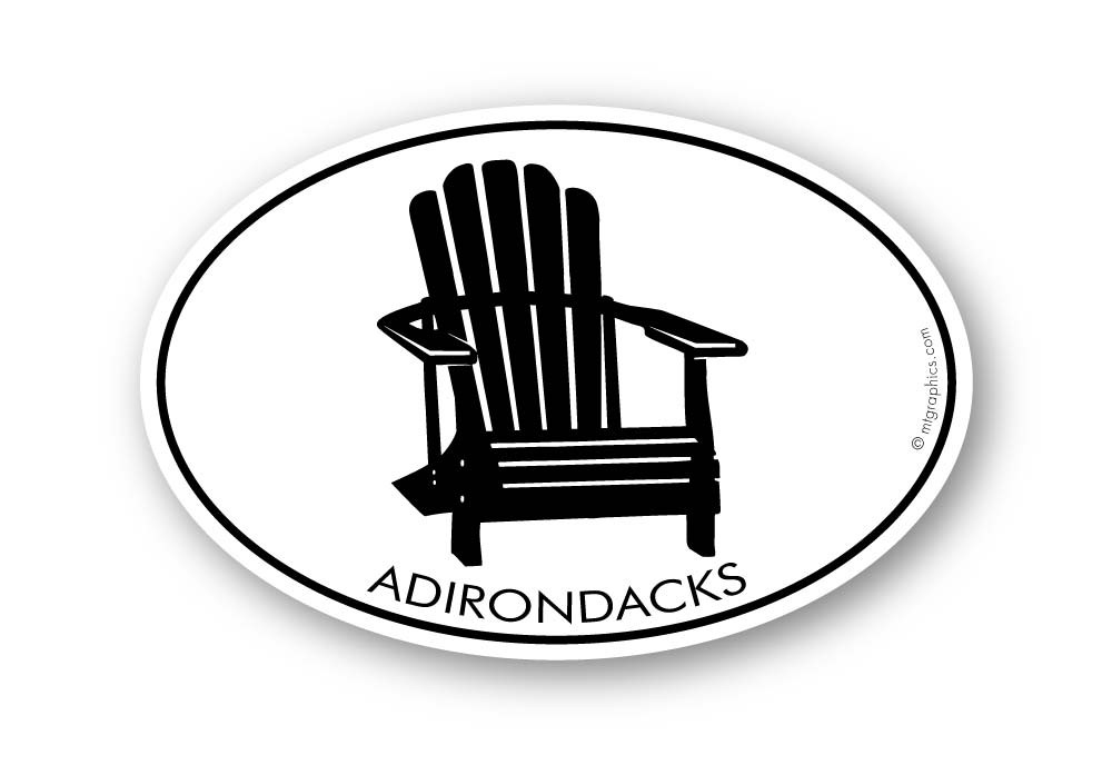 Adirondack Chair Sticker | Mountain Graphics | Free Shipping on all ...