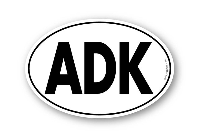 ADK Adirondacks Sticker | Mountain Graphics | Free Shipping on all Stickers