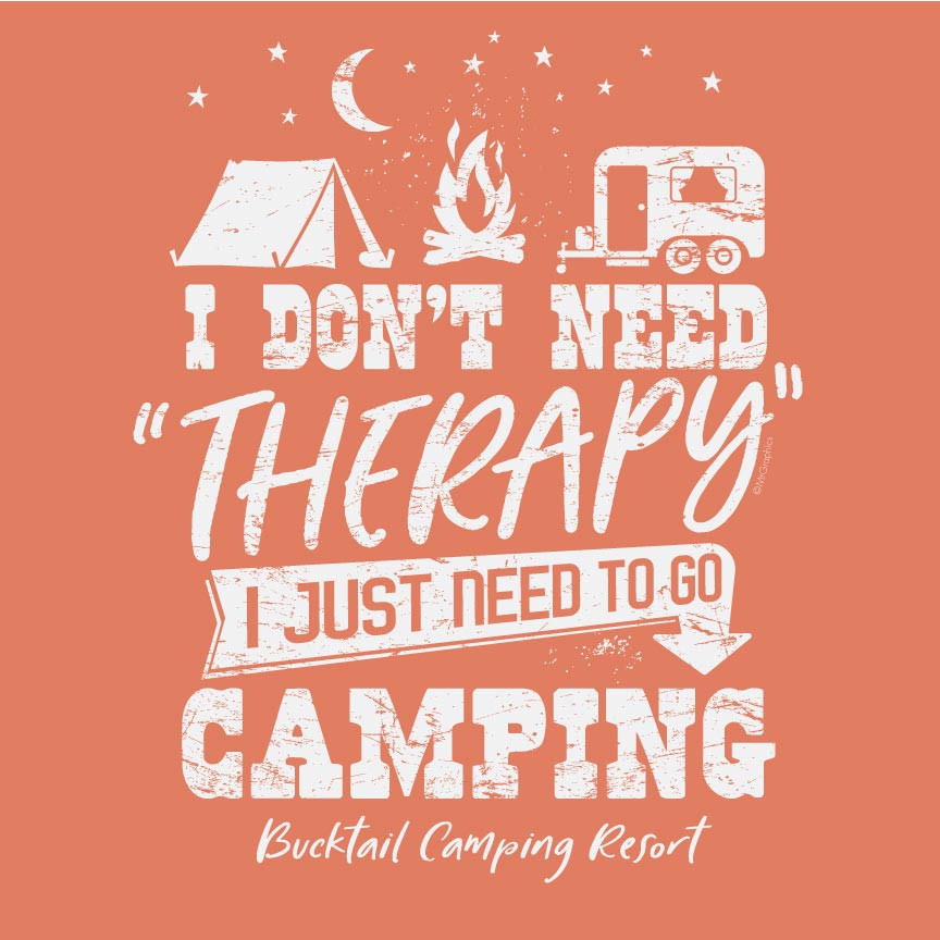 Wholesale Camp Therapy Shirt | Mountain Graphics