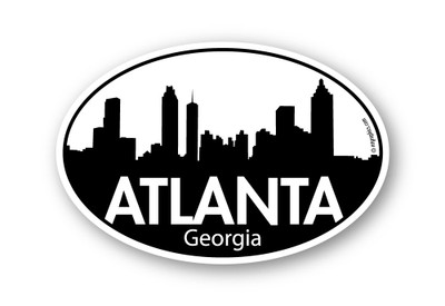 Wholesale Atlanta Sticker - Mountain Graphics