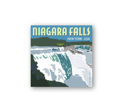 Niagara Falls New York Sticker | Mountain Graphics | Free Shipping