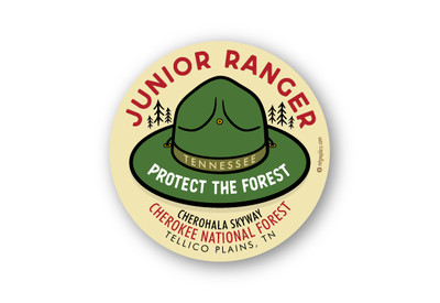 Wholesale Junior Ranger 4" Sticker - Mountain Graphics
