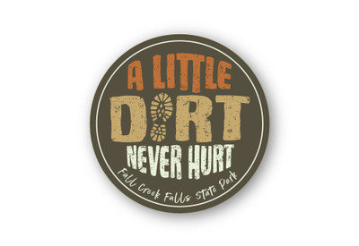 Wholesale Little Dirt Sticker - Mountain Graphics