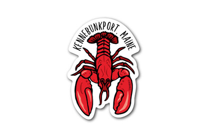 Wholesale Red Lobster Die Cut Sticker - Mountain Graphics