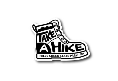 Wholesale Hike Boot Sticker - Mountain Graphics