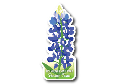 Wholesale Blue Bonnet Sticker - Mountain Graphics
