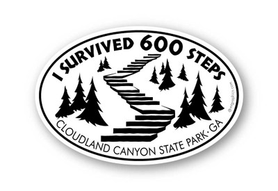 Wholesale I Survived Stairway Sticker - Mountain Graphics