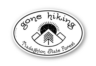 Wholesale Gone Hiking Sticker - Mountain Graphics
