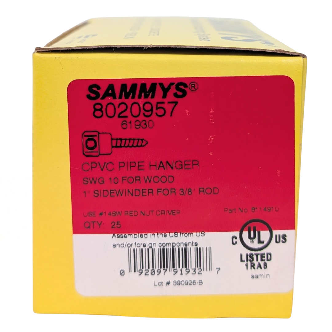 Sammys 3/8 Inch Horizontal Threaded Rod Anchor SWG 10 8020957