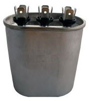 Oval Run Capacitor 40 + 5 MFD x 440V CD40+5x440