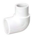 PVC 90* Street Elbow 3/4" Slip #409-007 50/bx
