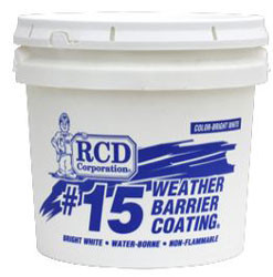 RCD #15 Weather Barrier Coating 1 Gallon Pail