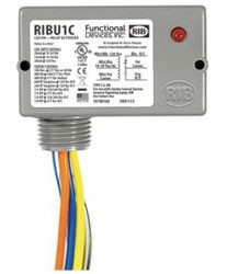 RIBU1C Enclosed Pilot Relay 10 AMP SPDT W/ 10-30 VAC/DC/120 VAC Coil