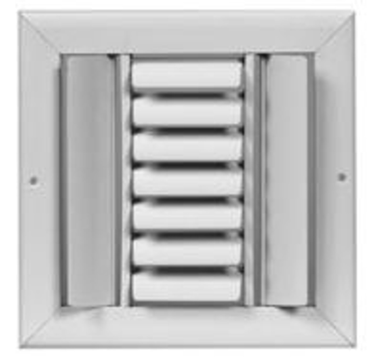 AirGuide CBML-3ME 12x12 3-Way Curved Blade Ceiling Register WHITE