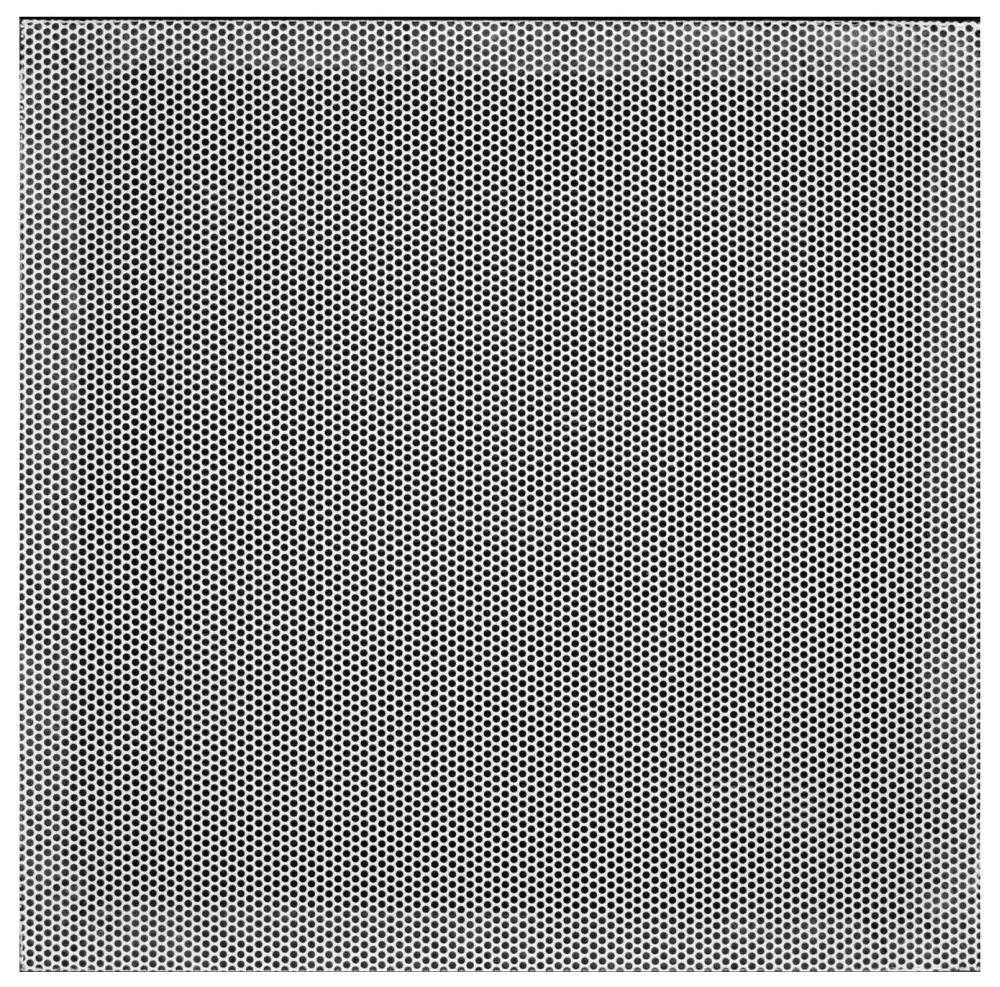 24x24 1010MAR T-Bar Perforated Face R6 Molded Fiberglass BACK Return ...