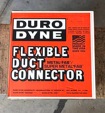 Duro Dyne FFF333 Metal-Fab 3"x3"x3" Excelon Grip Loc Flexible Duct ...