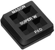 Mason Super W Waffle Pad 2"x2" Square Modules Standard Durometer 40