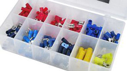 Solderless Terminal Kit 20 Assorted Insulated Terminals For 22-10 Wire ...