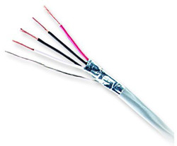 18/4 Stranded Overall Shielded Plenum (CMP)/CL2P/FT6 Security Cable ...