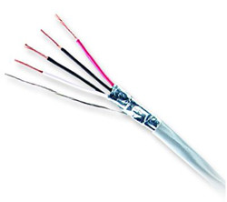 18/3 Stranded Overall Shielded Plenum (CMP)/CL2P/FT6 Security Cable 500 ...