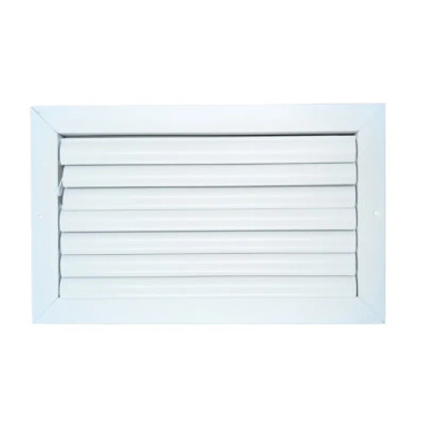 AirGuide CBHML-1ME 14x08 1-Way Curved Blade Ceiling Supply Register WHITE