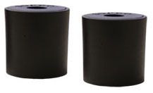 SFL1450-Safety Locking Cap 1/4" 50/bx Black Plastic Cap