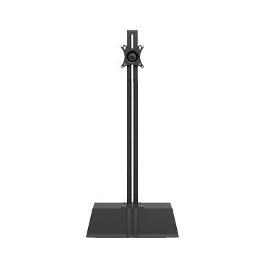 1m Black Floor Stand with Fixed Bracket For 19-27" Digital Frames ...
